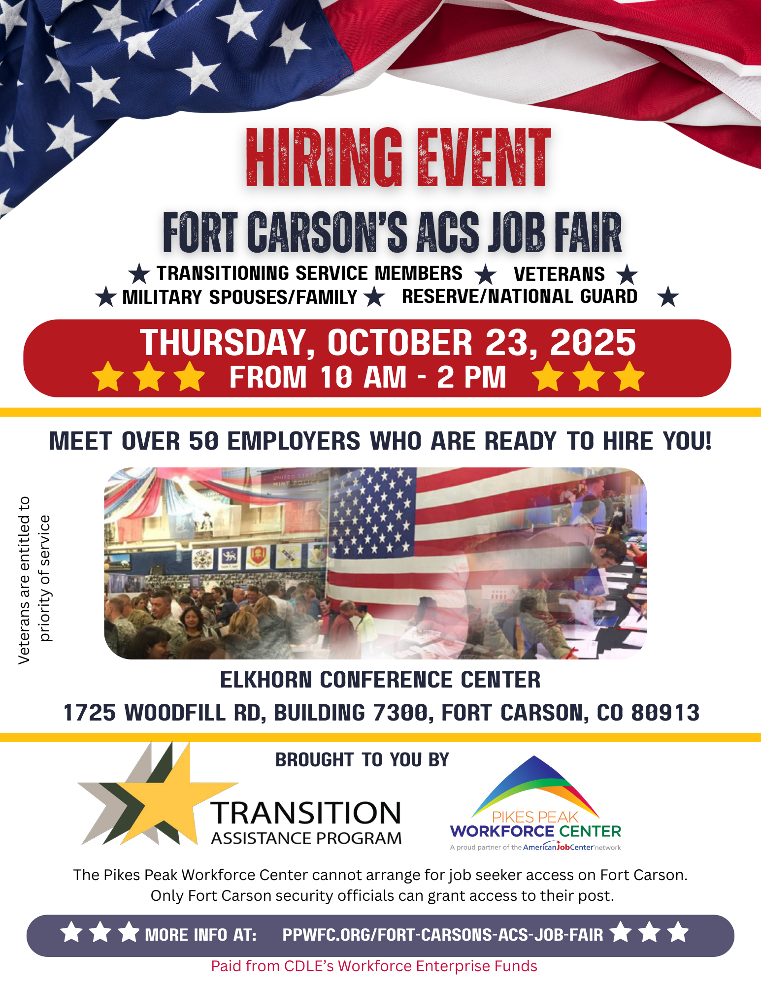 Fort Carson's ACS Job Fair - Pikes Peak Workforce Center